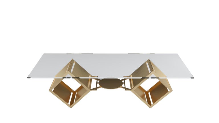 Buckle Table Designed by Laurie Beckerman For Sale at 1stDibs