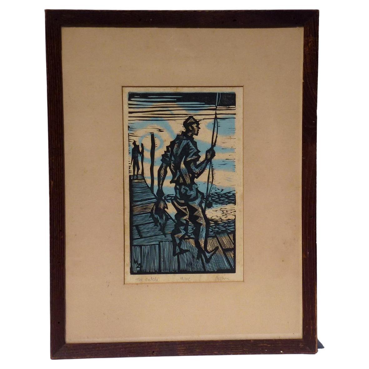 "Fishing and Wishing" by Ralph Cahoon at 1stDibs | ralph cahoon prints ...