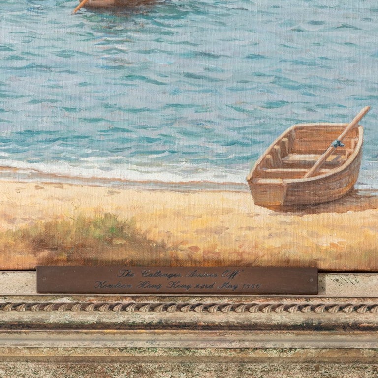 The Challenger Arrives off Kowloon Hong Kong, by Rodney Charman at 1stDibs