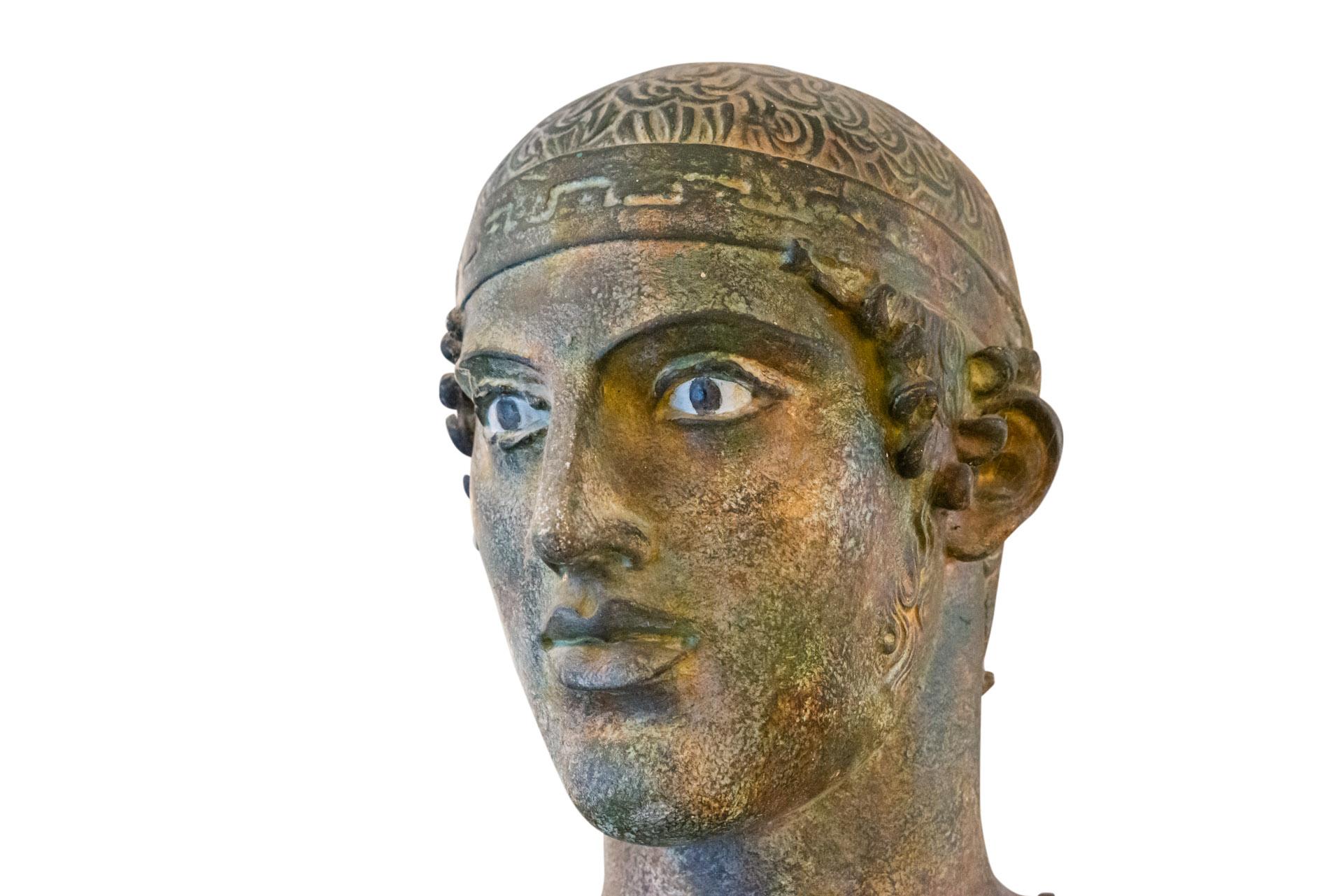 The Charioteer of Delphi, Plaster Sculpture, France, circa 1960 For ...