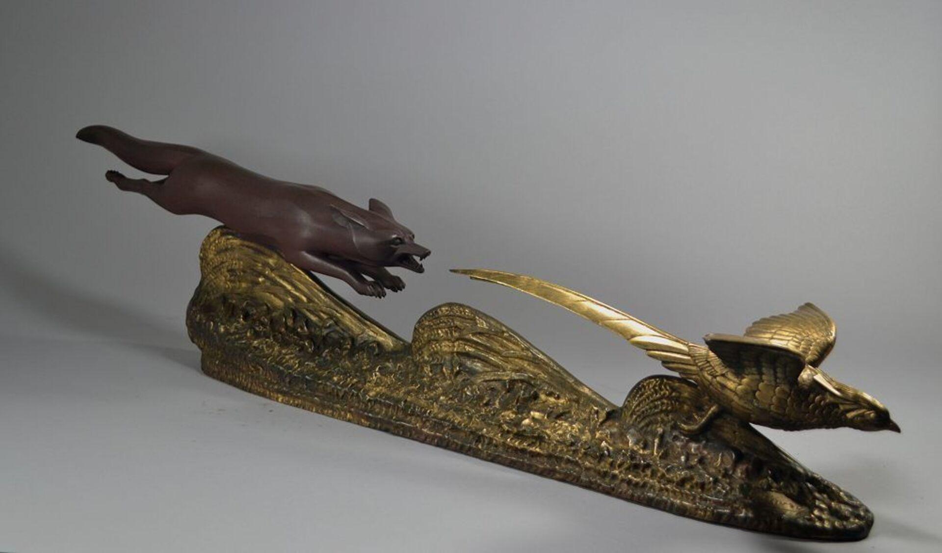 "the Chase" Georges Lavroff Art Deco Bronze Group For Sale at 1stDibs ...