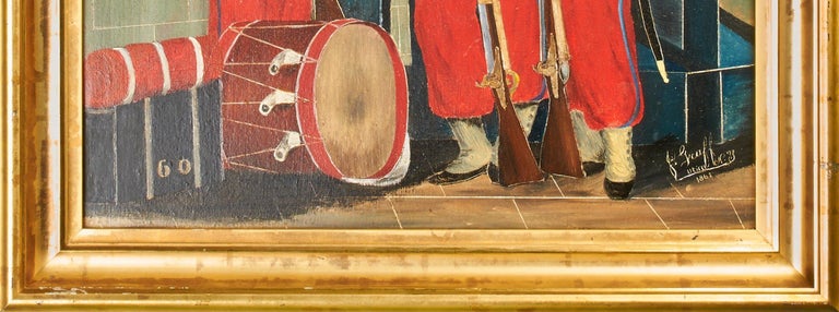 "The Chicago Zouaves" Painting For Sale at 1stDibs