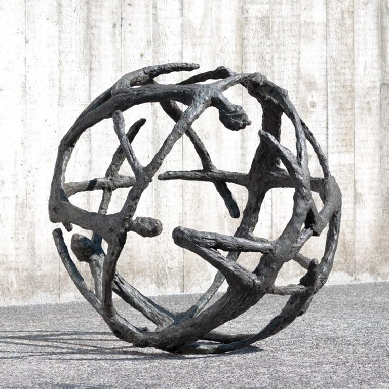 Circle Bronze Sculpture For Sale at 1stDibs