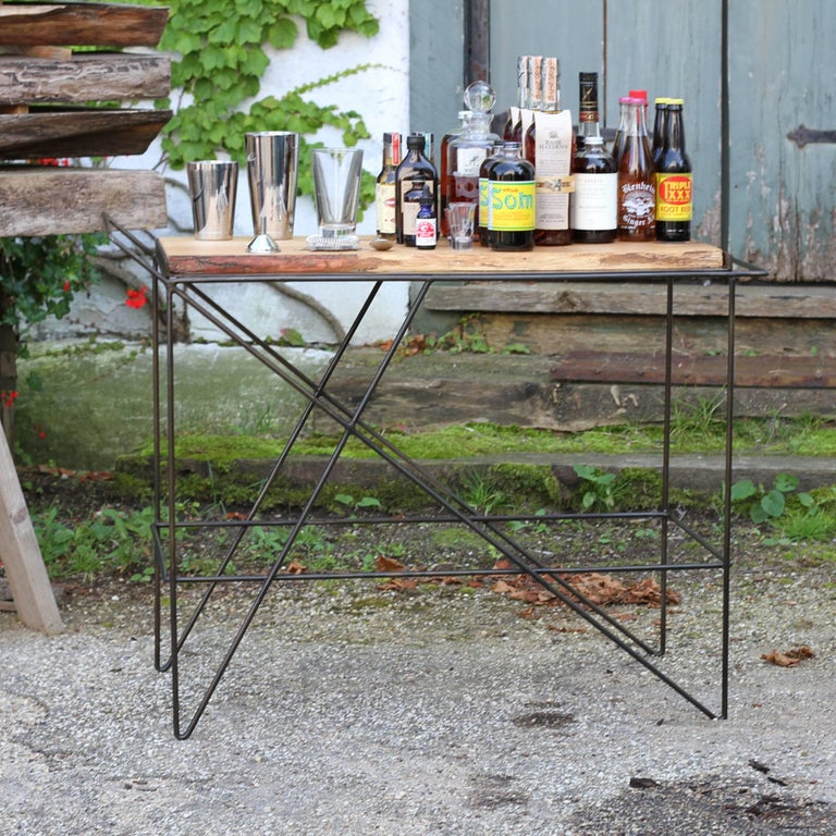 The Coleman Bar Cart - Black and Walnut. 4 Variations Available ...