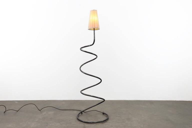 Comet Floor Lamp in Hammered Brass by Christopher Kreiling For Sale at ...
