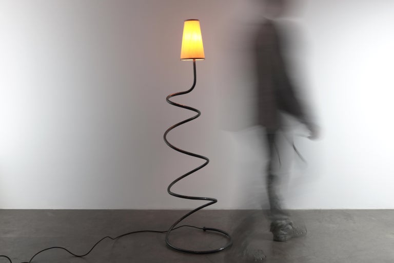 Comet Floor Lamp in Hammered Brass by Christopher Kreiling For Sale at ...