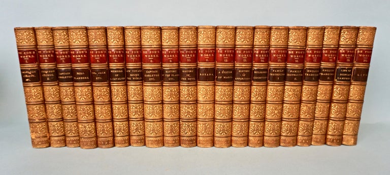 The Complete Works of Daniel Defoe in 20 Calf Bound Volumes Published ...