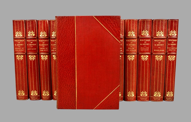 Complete Writings of O. Henry 14 Red Leather Bound Volumes Limited ...
