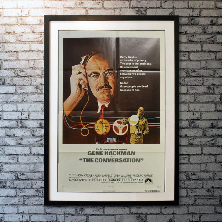 The Conversation, Unframed Poster, 1974 For Sale at 1stDibs