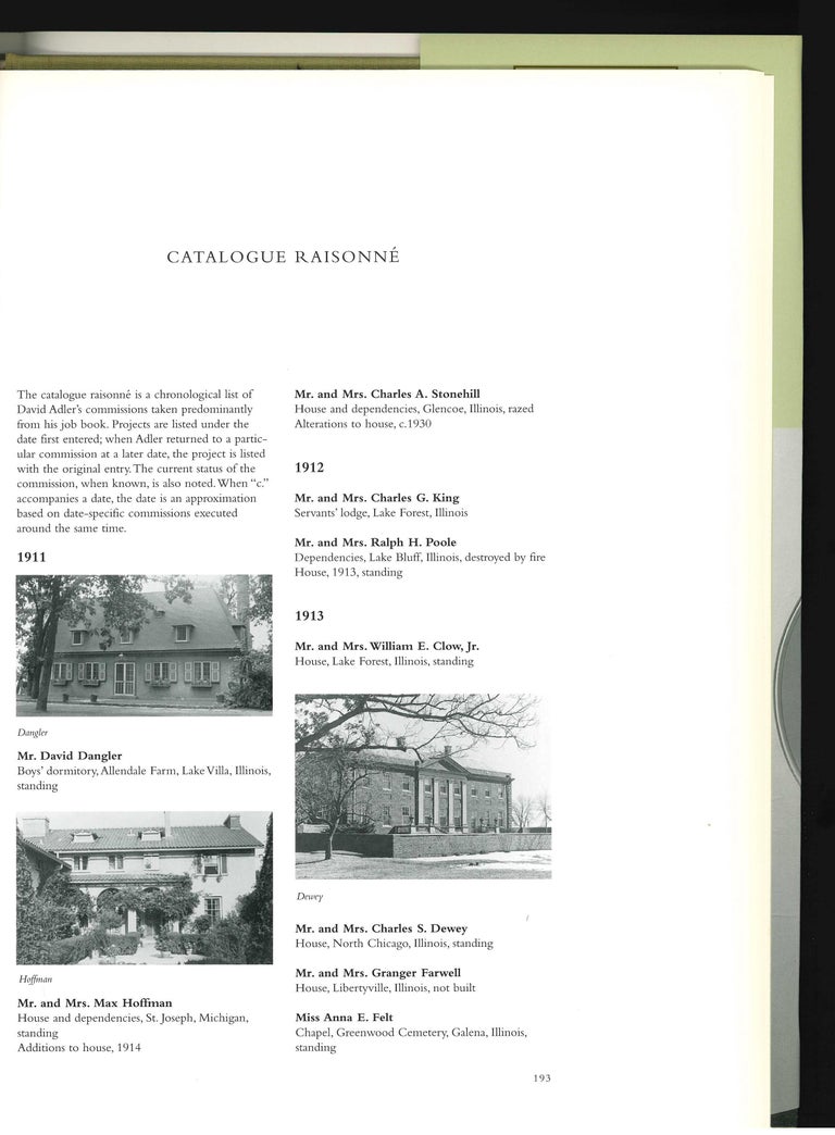 The Country Houses of David Adler, 'Book' For Sale at 1stDibs | the ...