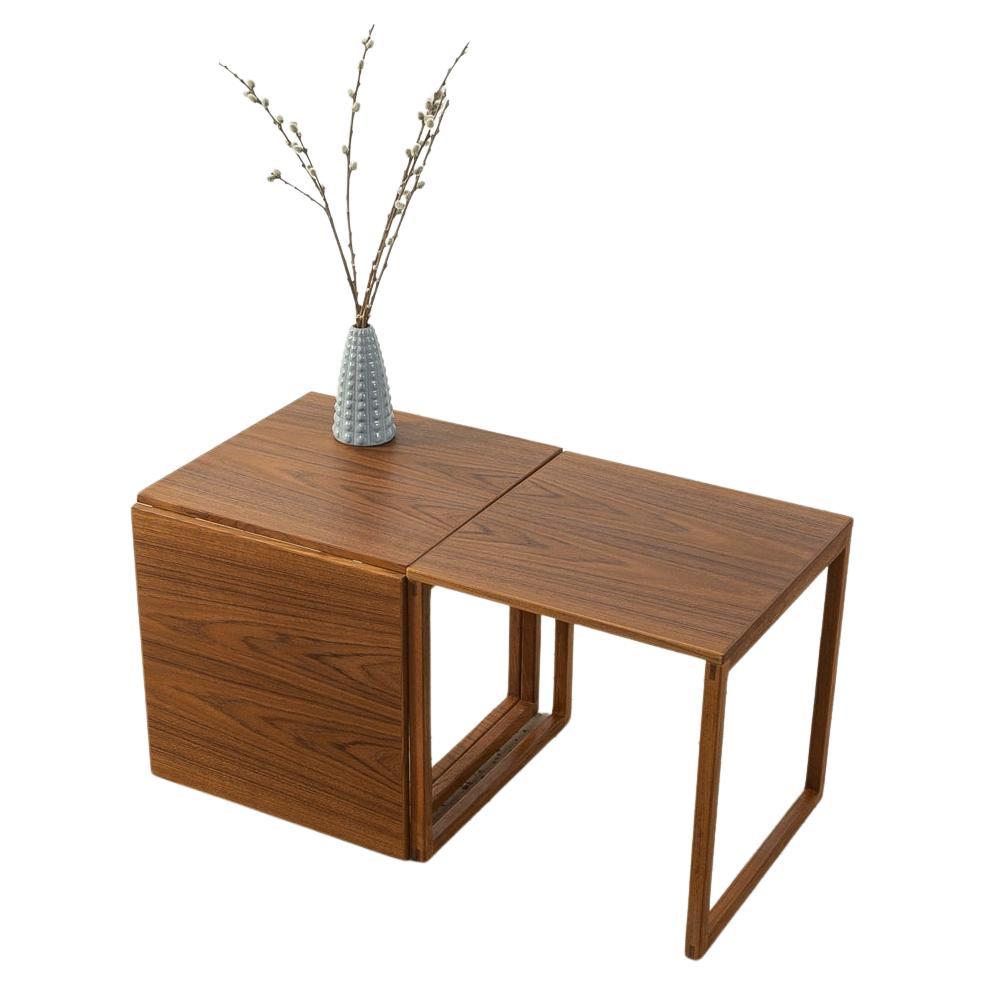 Kai Kristiansen Model-33 Rosewood Interlocking Cube Nesting Tables For ...