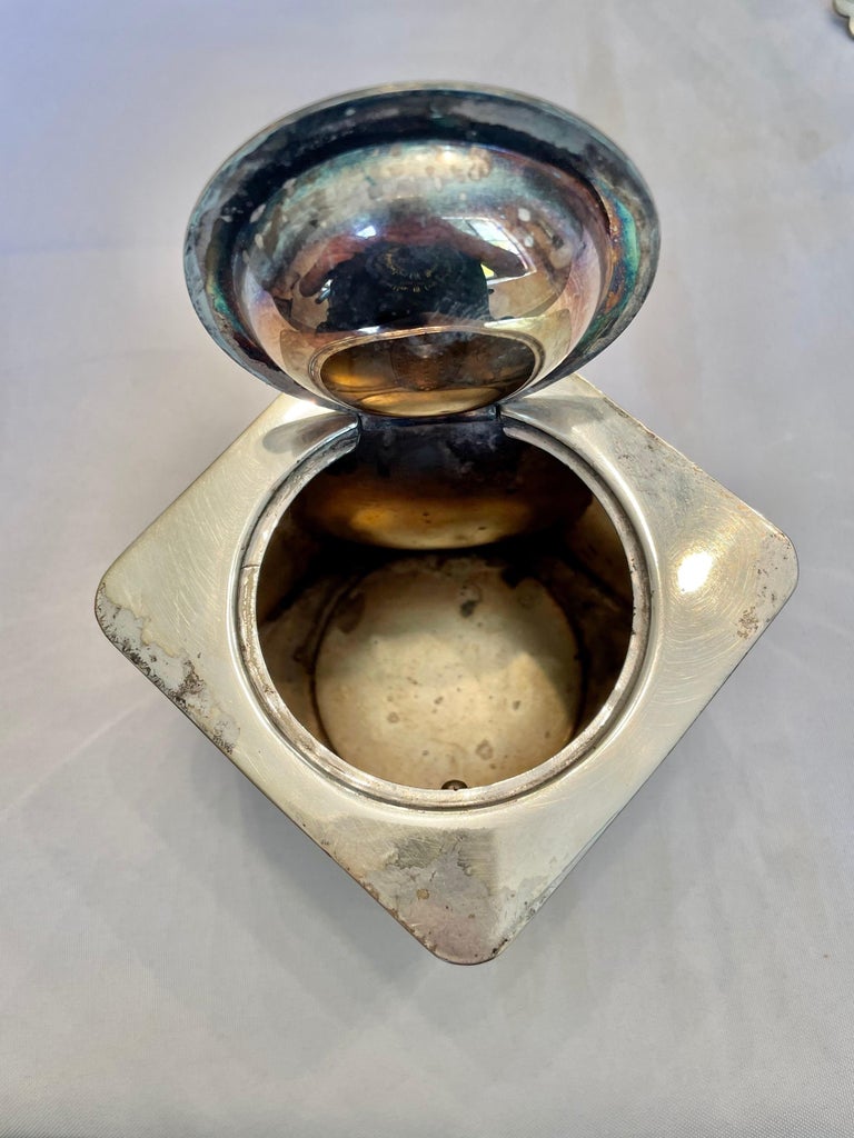 The 'CUBE' Silvered Metal Tea Pot, Circa 1930 For Sale at 1stDibs ...