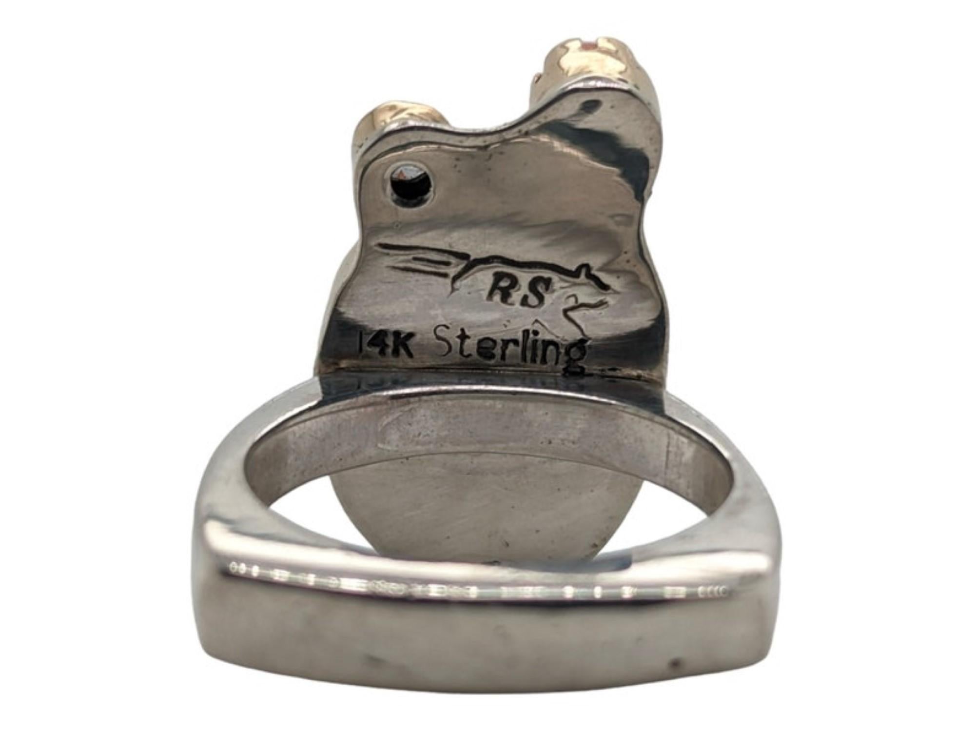 The Desert Rose One of a Kind Poseidon Variscite Ring For Sale at 1stDibs