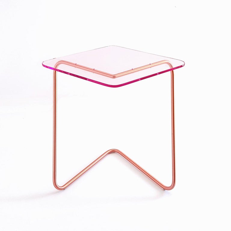 Diamond Side Table by Rita Kettaneh For Sale at 1stDibs