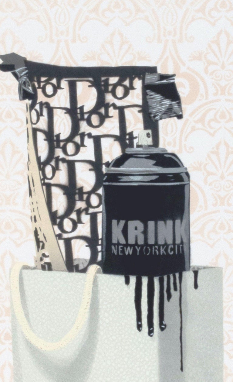 The Dotmaster - DIOR – Black Drip Deco For Sale at 1stDibs