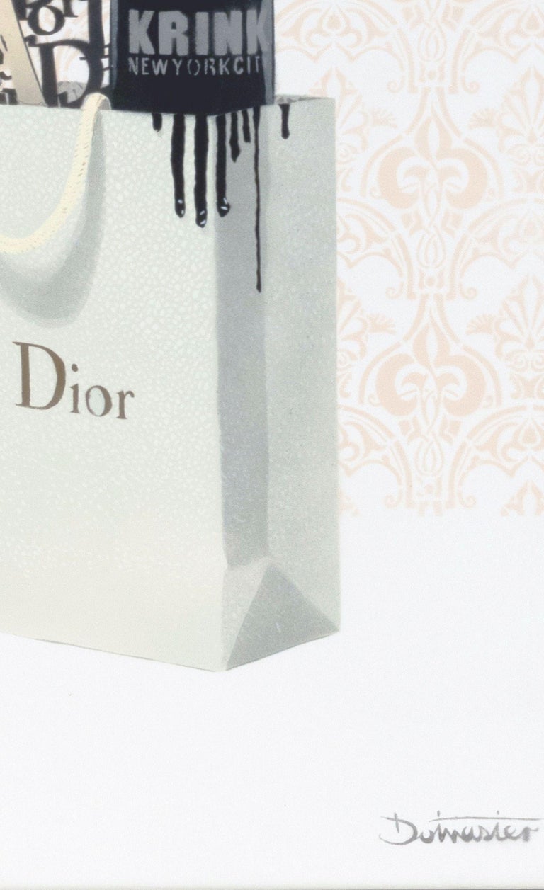 The Dotmaster - DIOR – Black Drip Deco For Sale at 1stDibs