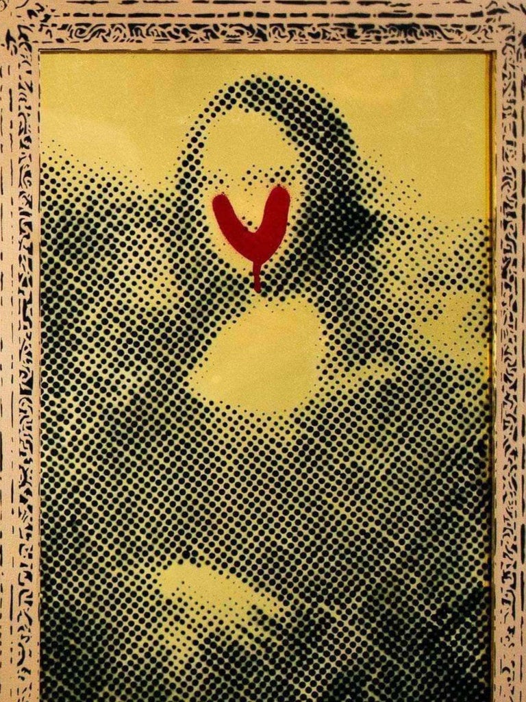 The Dotmaster - Mona Lisa For Sale at 1stDibs