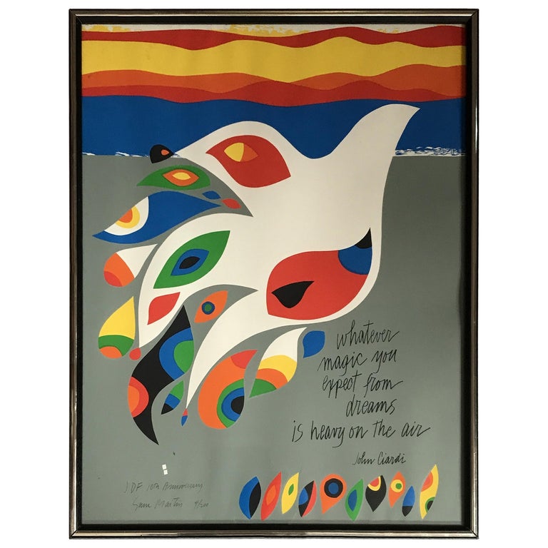 "The Dreams" Original Serigraph by Sam Maitin Illustrating a John ...