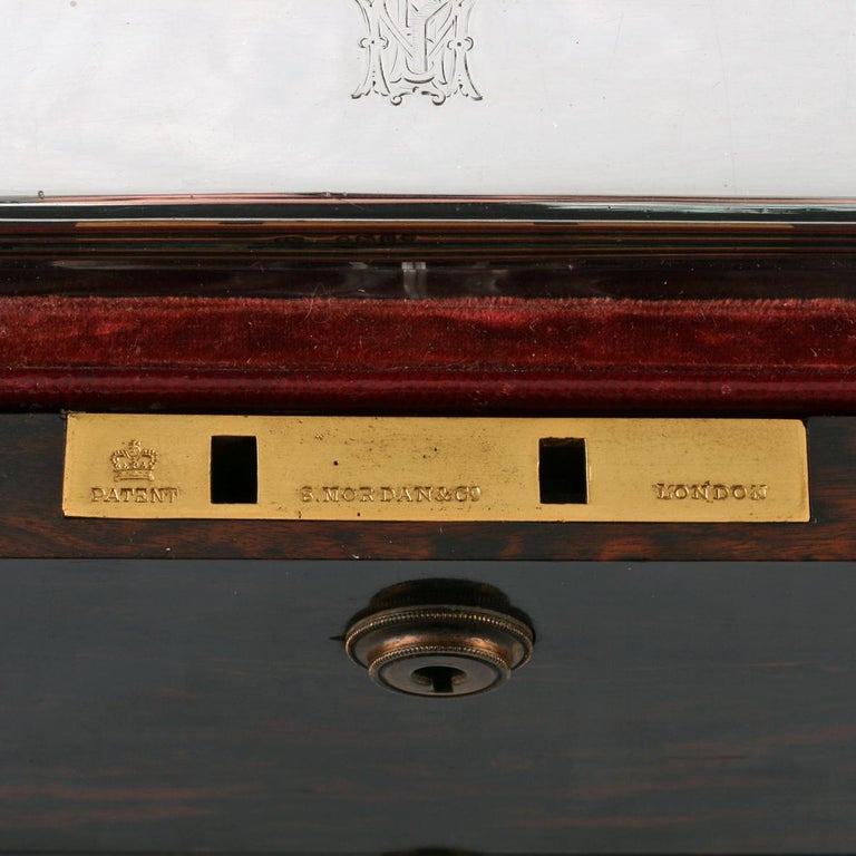 19th Century Victorian The Earl of Hardwicke Jewellery or Dressing Box ...