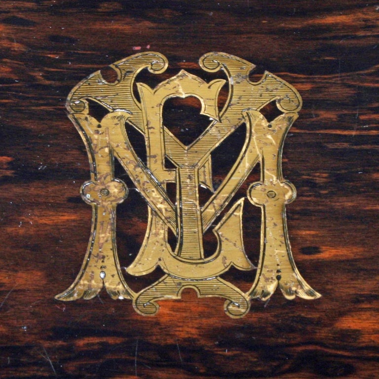 19th Century Victorian The Earl of Hardwicke Jewellery or Dressing Box ...