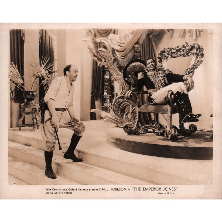 The Emperor Jones 1933 U.S. Silver Gelatin Single-Weight Photo For Sale ...