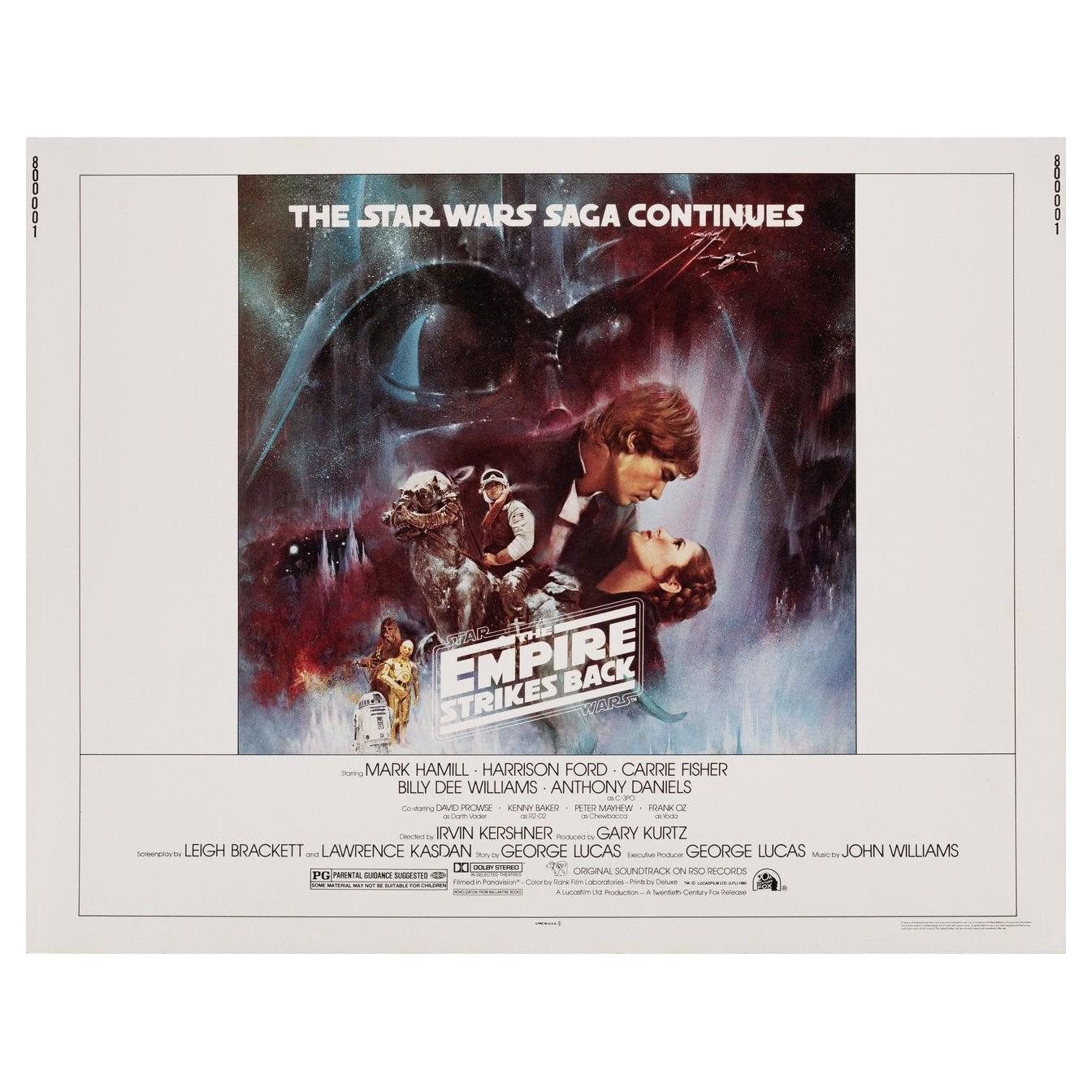 The Empire Strikes Back 1980 U.S. Half Sheet Film Poster For Sale at ...