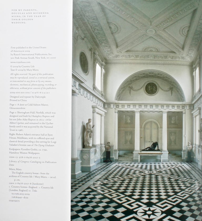 English Country House from the Archives of Country Life, Mary Miers 1st ...