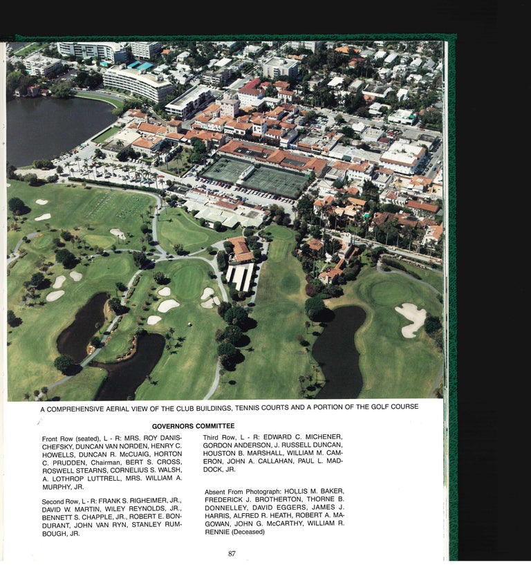The Everglades Club, A Retrospective 1919-1985, Book on Famous Palm ...