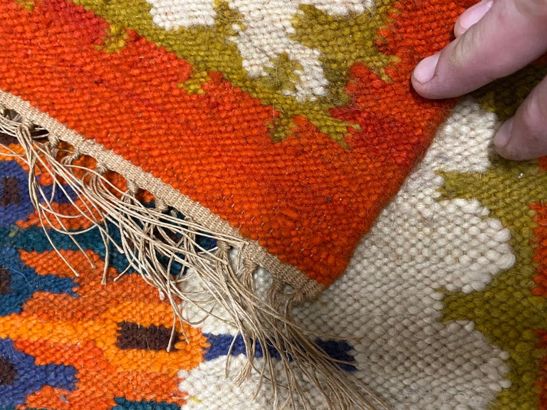 The Expidition Mid-Century Modern Polish Wool Rug For Sale at 1stDibs