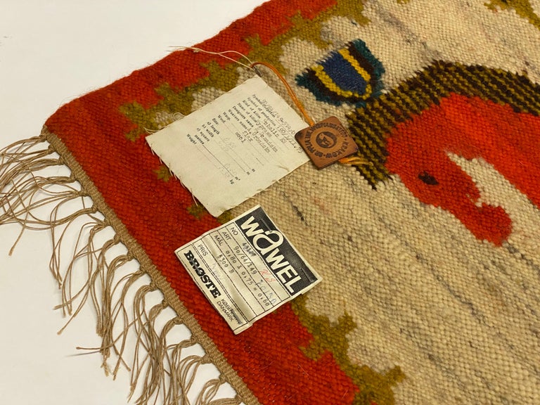 The Expidition Mid-Century Modern Polish Wool Rug For Sale at 1stDibs