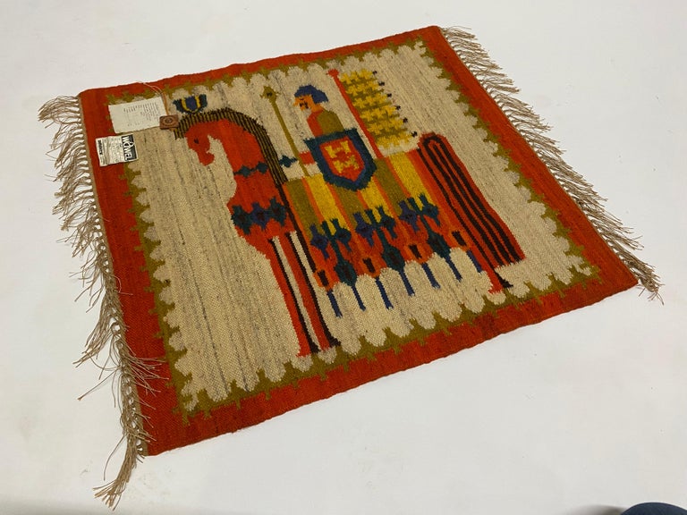 The Expidition Mid-Century Modern Polish Wool Rug For Sale at 1stDibs