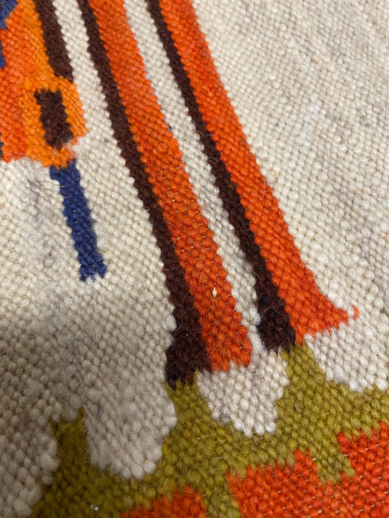 The Expidition Mid-Century Modern Polish Wool Rug For Sale at 1stDibs