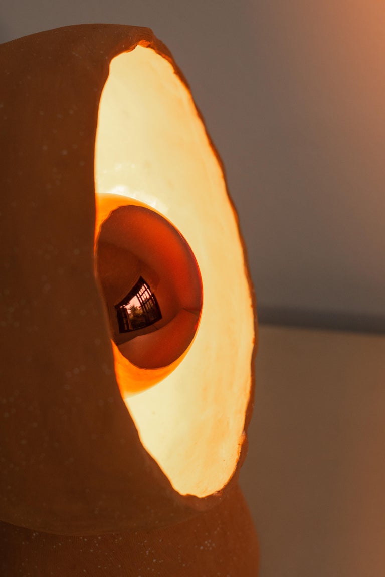 Eye Ceramic Table Lamp For Sale at 1stDibs