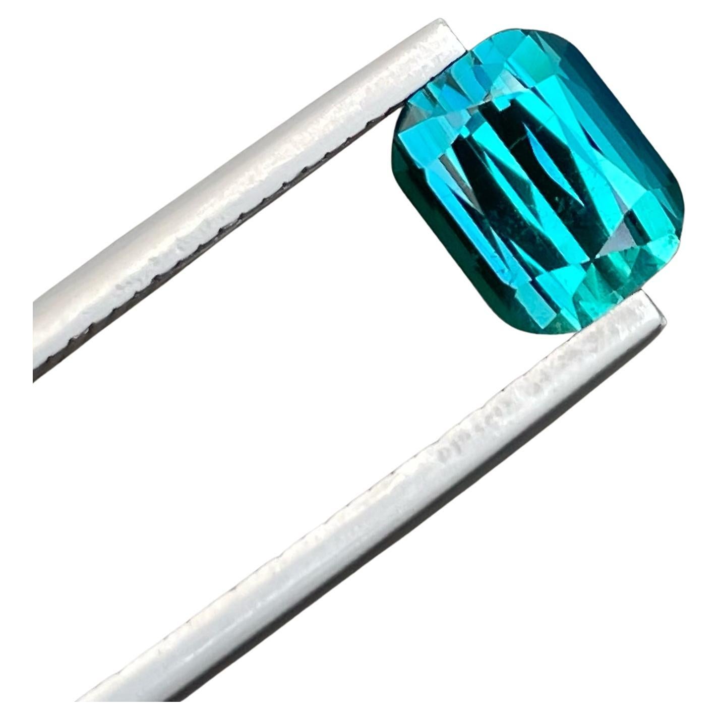 The Finest Blue Indicolite Tourmaline 2.40 carats Cushion Cut Afghani ...