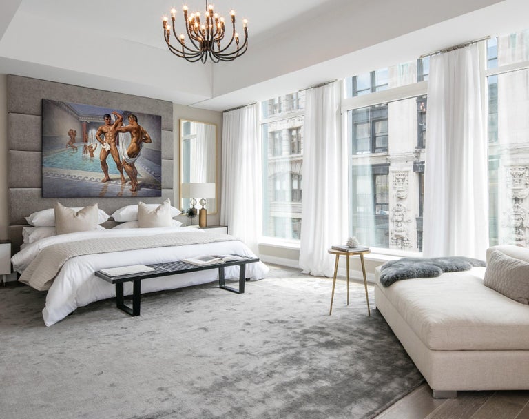 The Flamboyant Life, after Mid-Century Modern Oil Painting by George ...