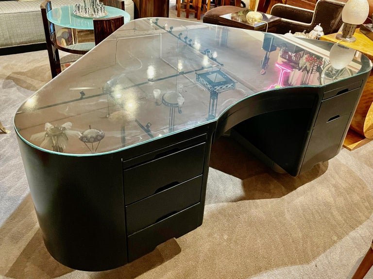 Fletcher Executive Aviation Art Deco Desk at 1stDibs