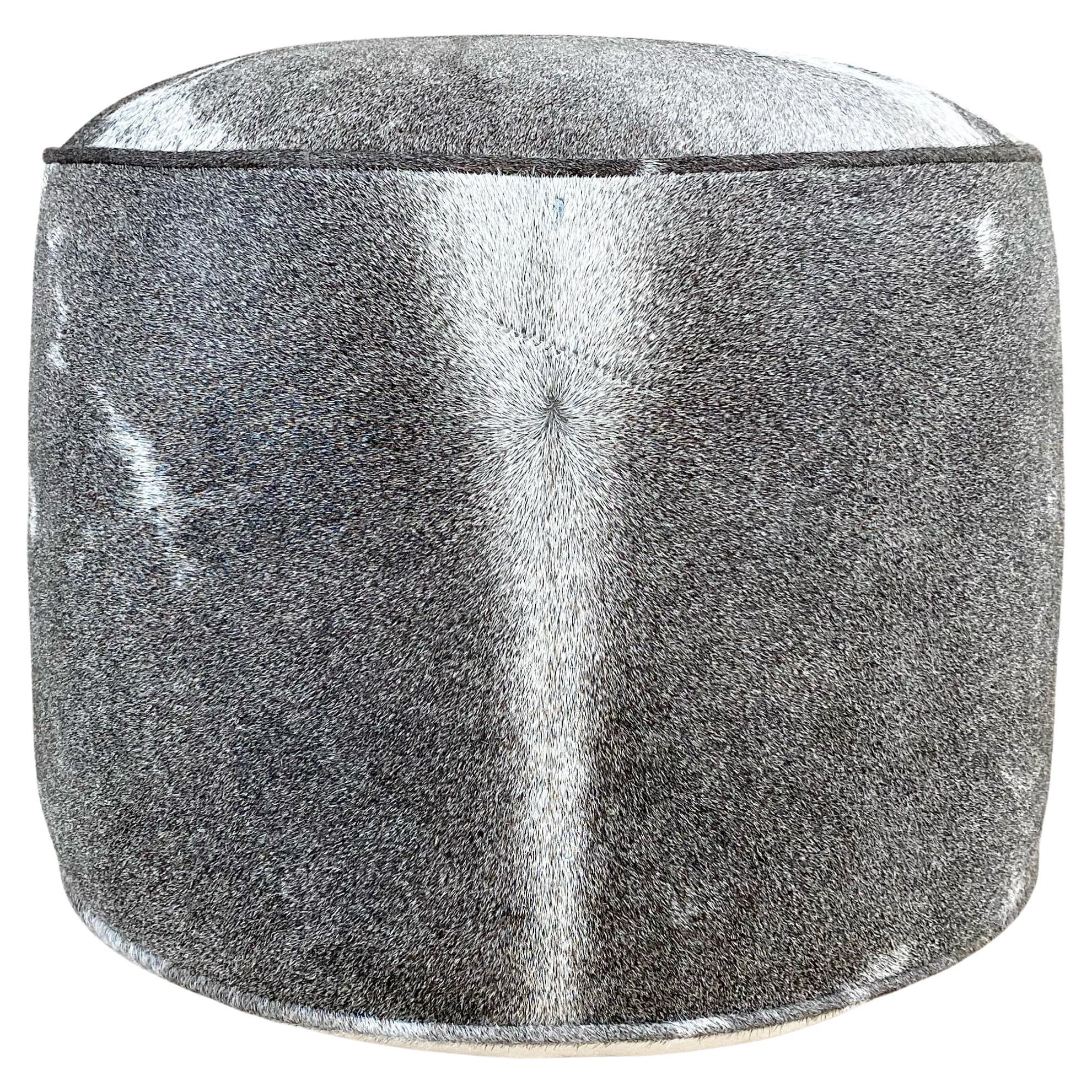 Henry Beguelin Casablanca Pouf in Green Cowhide at 1stDibs