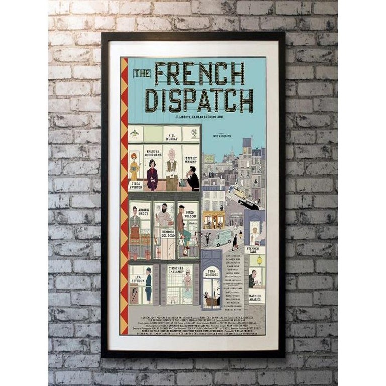 The French Dispatch, Unframed Poster, 2021 For Sale at 1stDibs