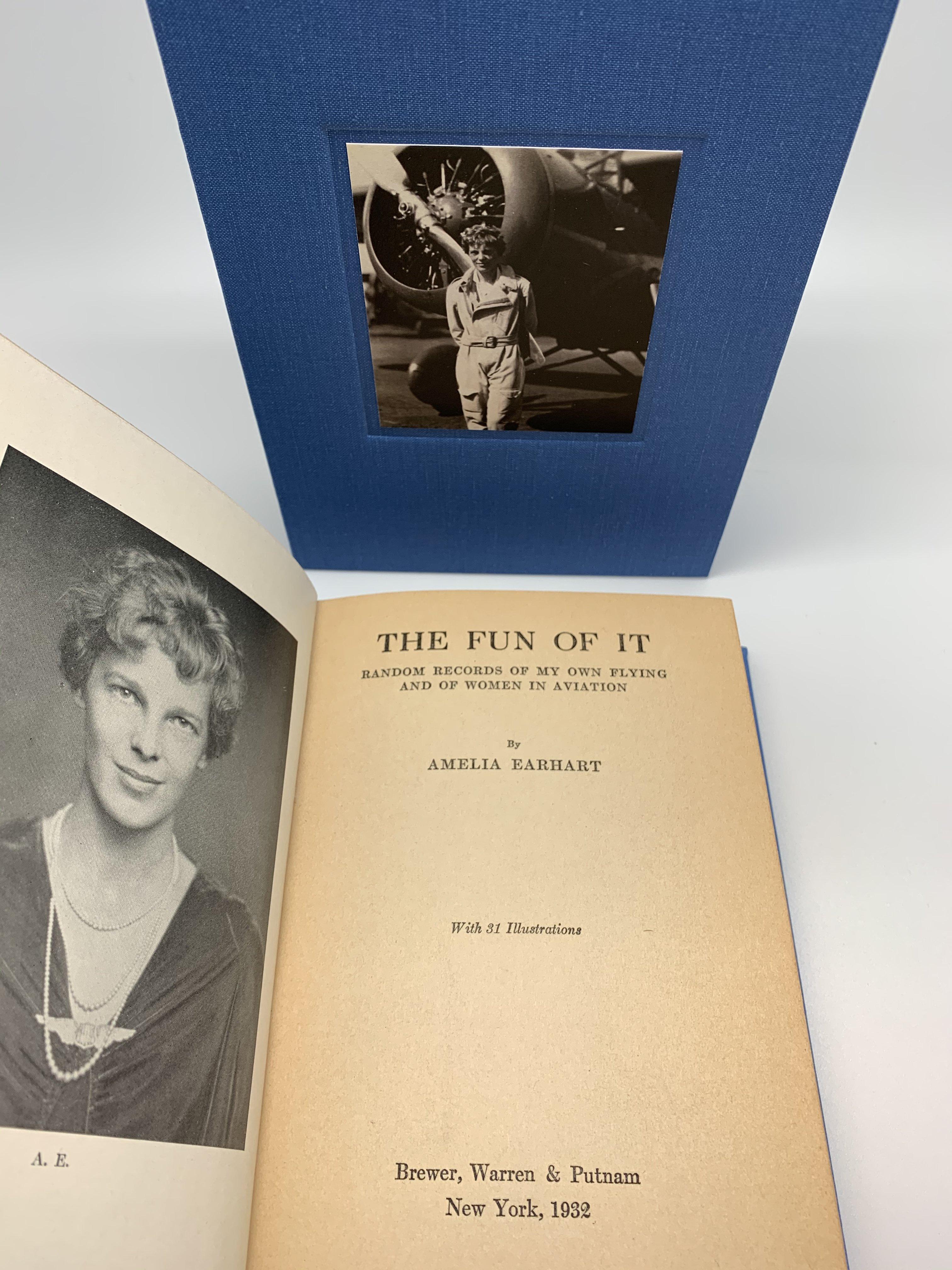 "The Fun of It" by Amelia Earhart, Signed First Edition, 1932 at ...