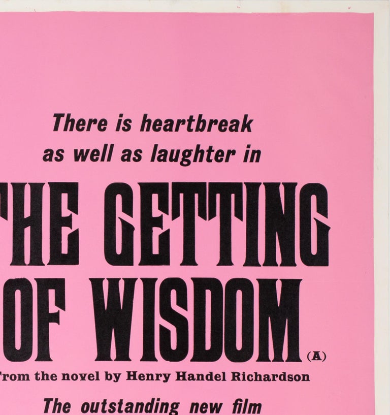 The Getting of Wisdom 1977 Academy Cinema London UK Quad Film Poster ...