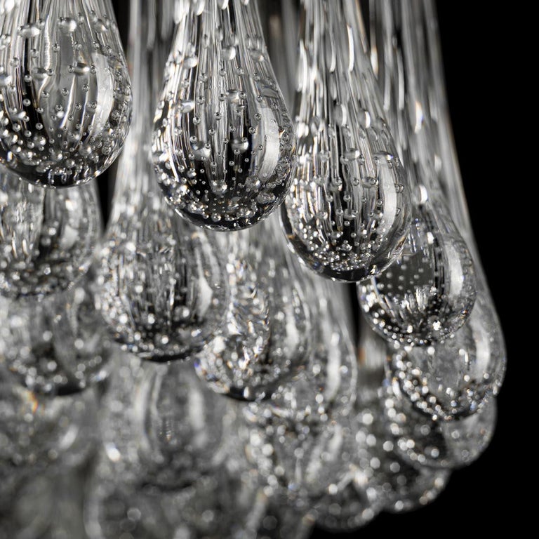 The Glass Rain Chandelier For Sale at 1stDibs