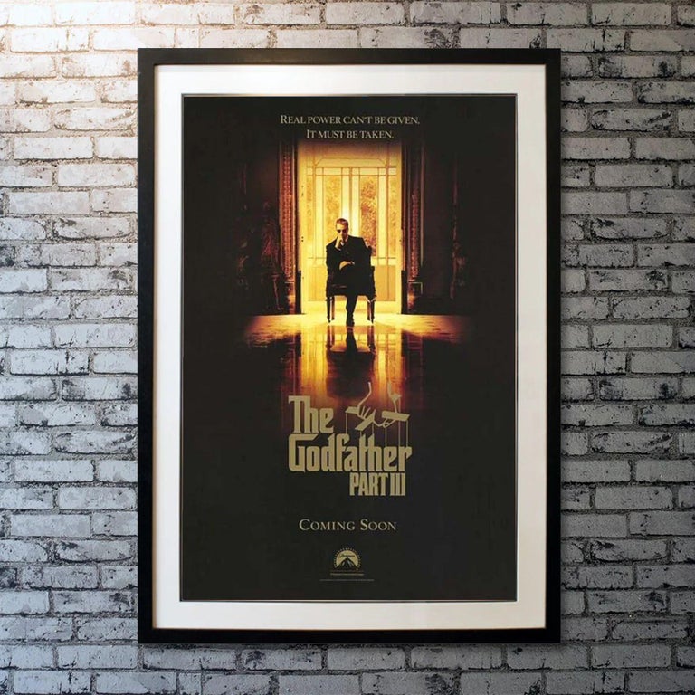 The Godfather Part III, Unframed Poster, 1990 For Sale at 1stDibs