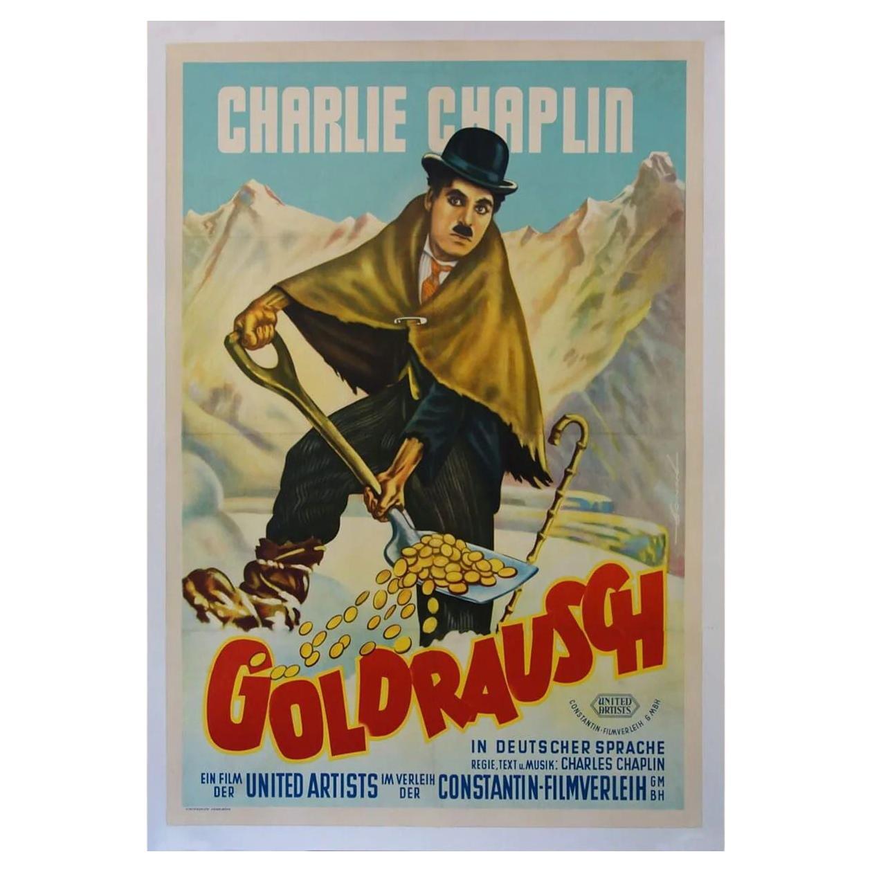 Charlie Chaplin Gold Rush Poster