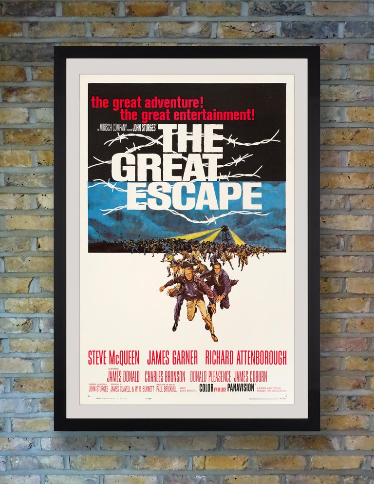 'The Great Escape' Original Vintage US One Sheet Movie Poster, 1963 For ...