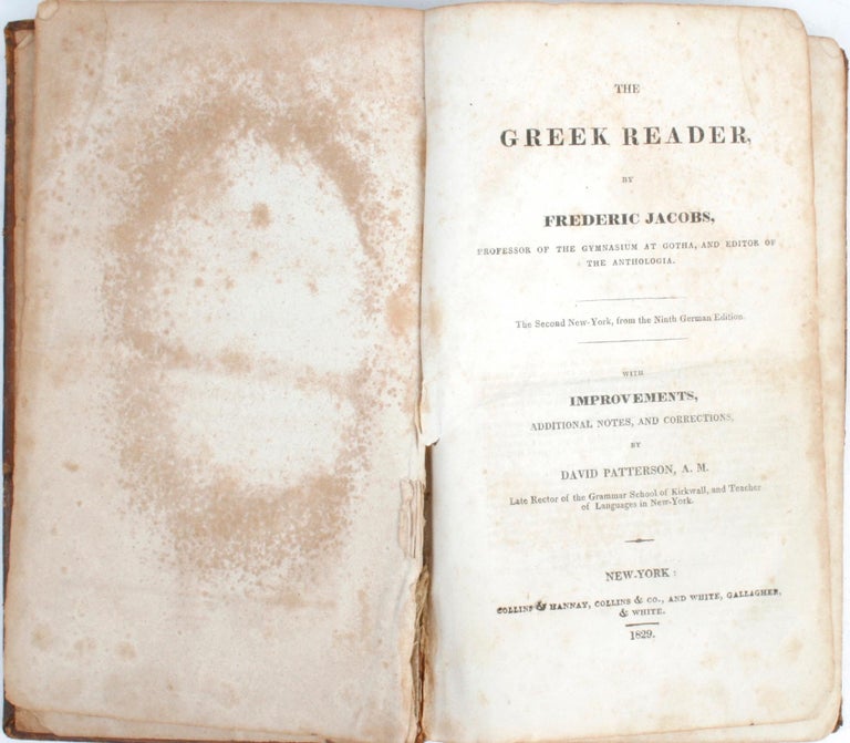 Greek Reader by Frederic Jacobs, 1829 For Sale at 1stDibs