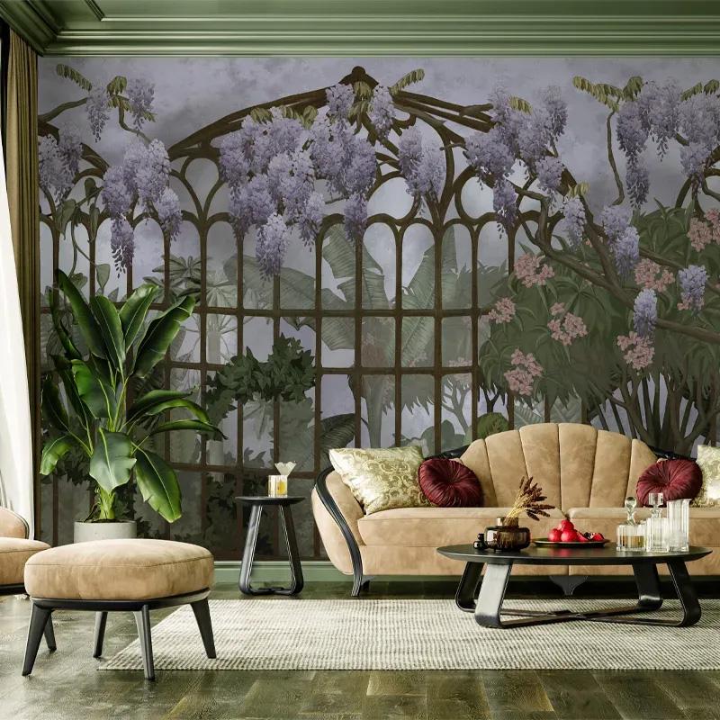 The Greenhouse Escape Wallpaper For Sale at 1stDibs