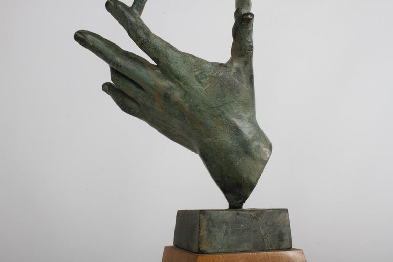 The Hand of God Bronze Sculpture After Carl Milles Sculptor at 1stDibs ...