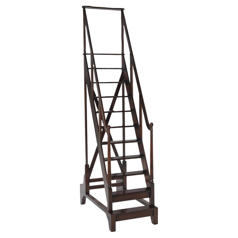 High Hall Library Steps For Sale at 1stDibs