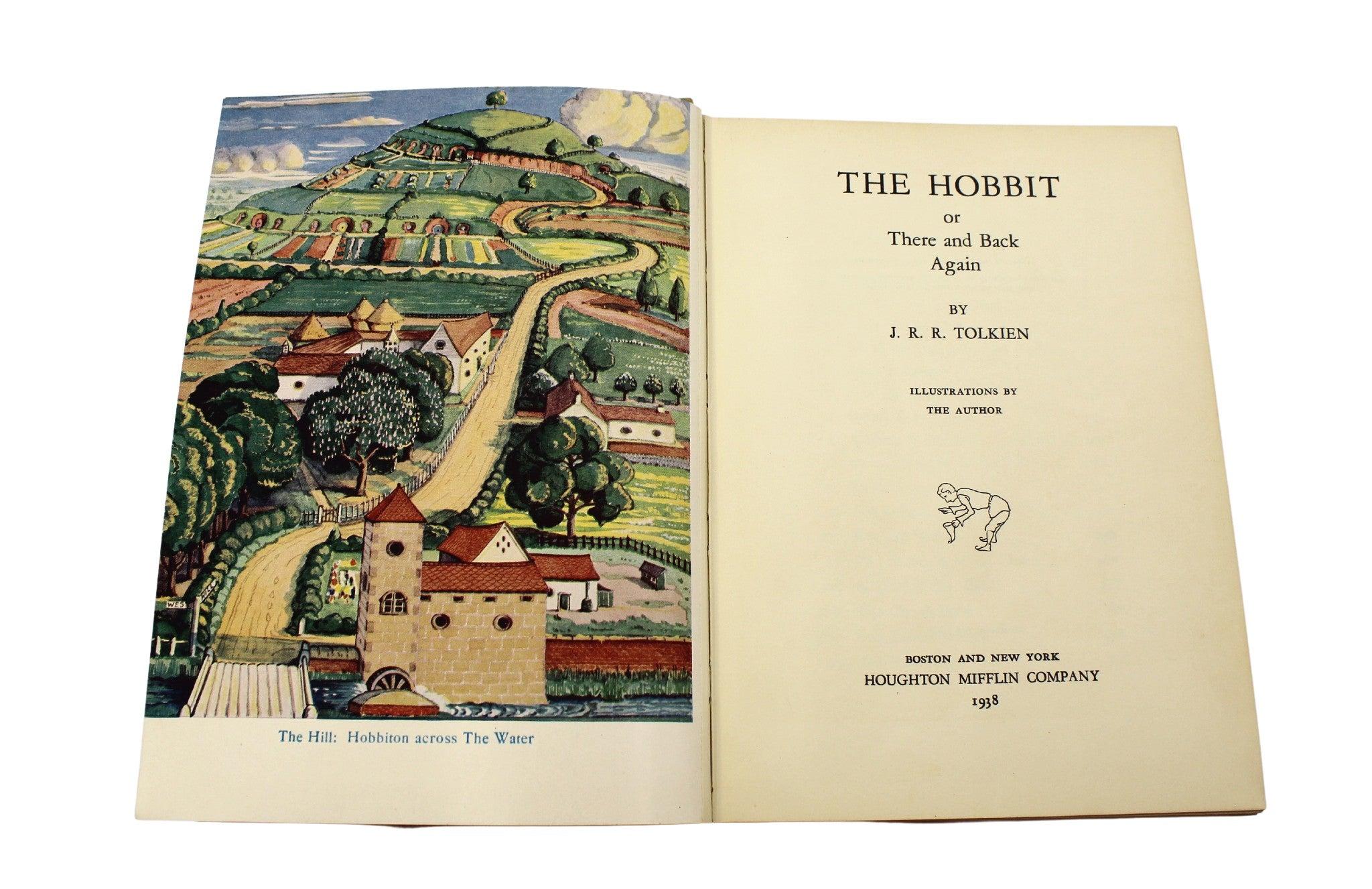 The Hobbit or There and Back Again by J.R.R. Tolkien, First US Edition ...