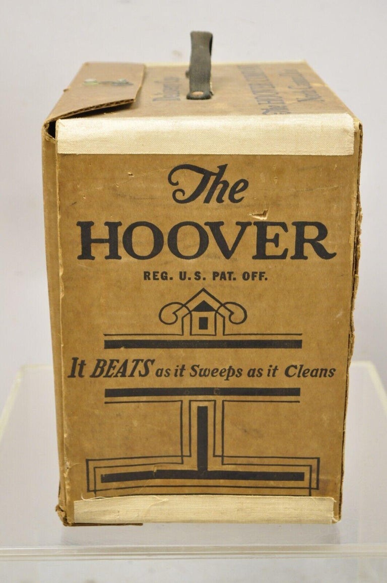 The Hoover Co Model 450 Advertisement Cardboard Box NRA Sticker ...